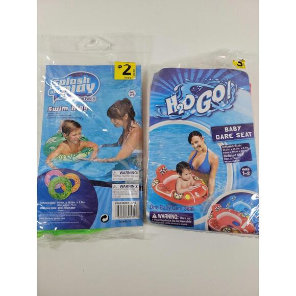 Bestway | Games | H2o Go Swim Ring Baby Care Seat New Beach Pool Summer ...
